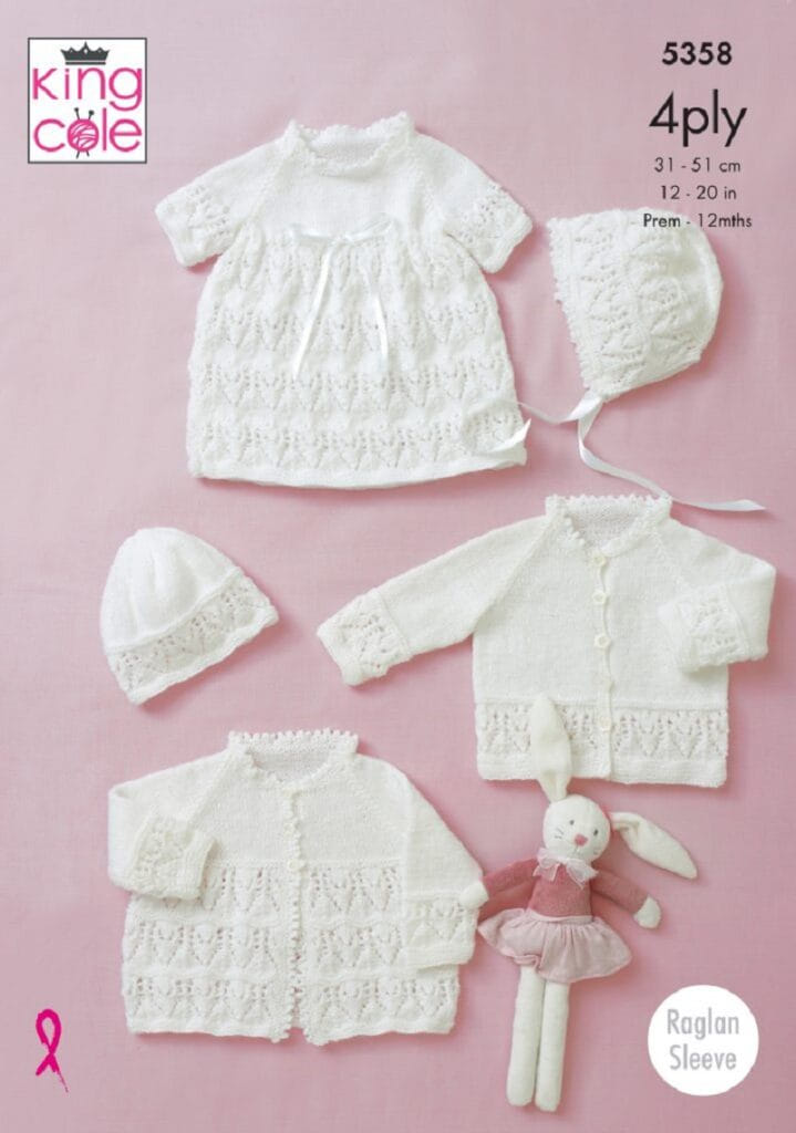 4 Ply Knitting Patterns for Babies - Delta Wool Shop