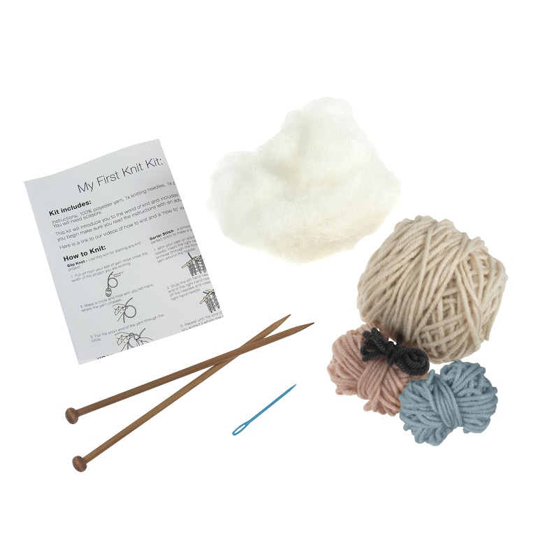 My First Knitting Kit - Bunny - Delta Wool Shop