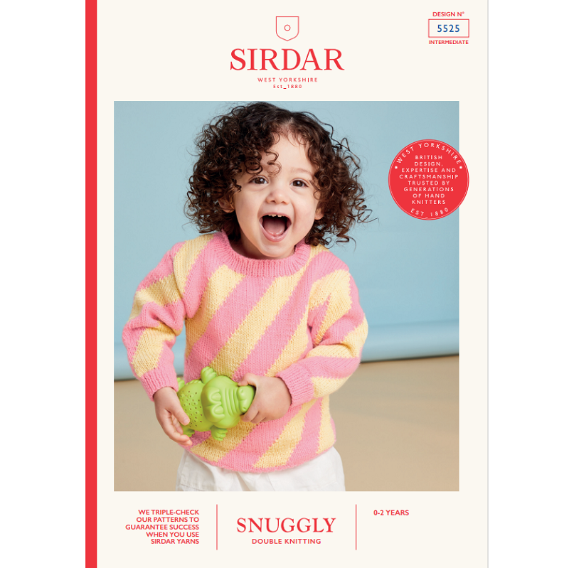 Sirdar Snuggly DK Pattern - 5525 Sweater - Delta Wool Shop