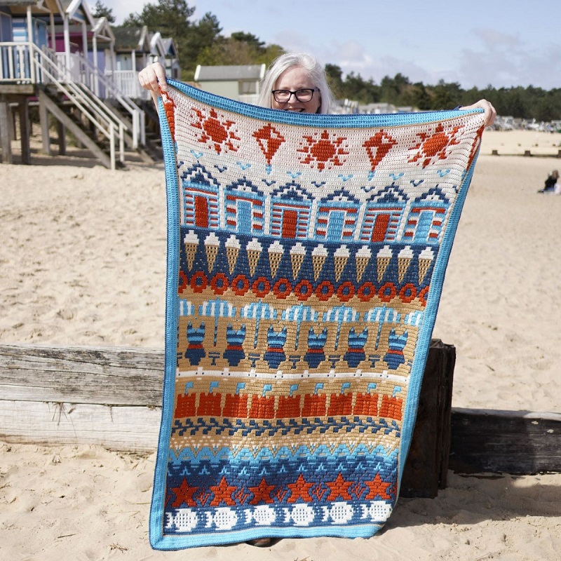 Beside the Seaside CAL by Rosina Plane Crochets Yarn Pack - Wells-next ...