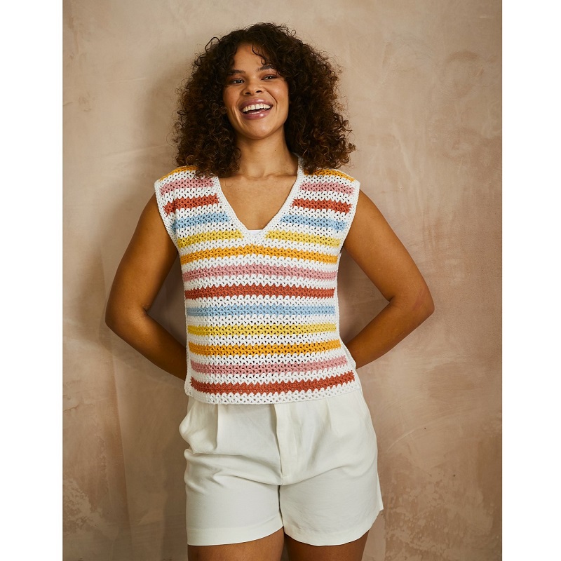 Sirdar Stories DK Crochet Pattern - 10745 Top - Delta Wool Shop