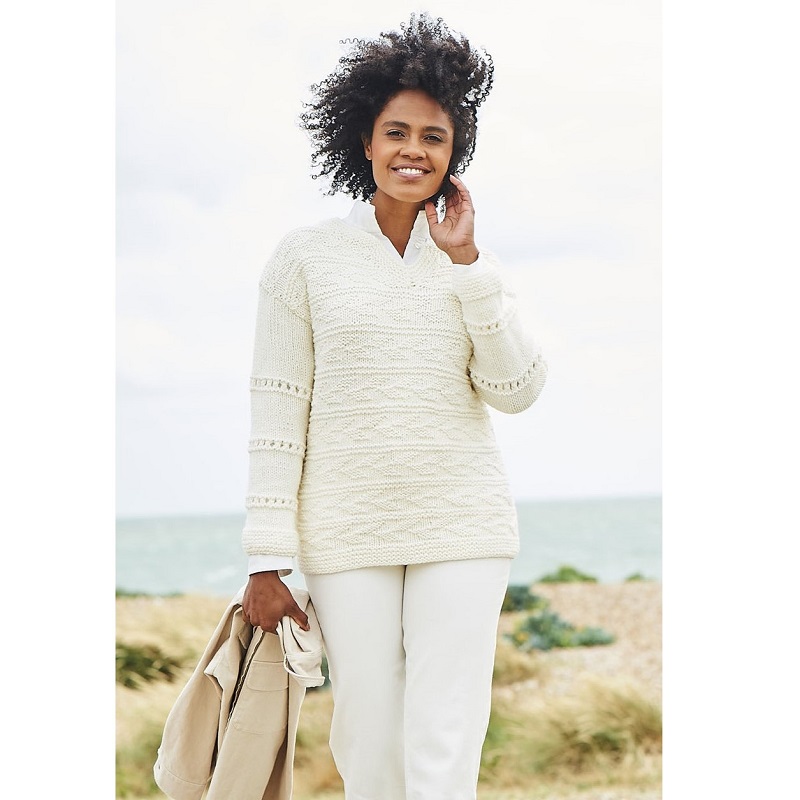 Stylecraft Softie Pattern - 9817 Sweater and Cardigan - Delta Wool Shop