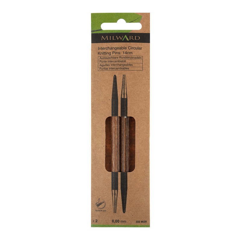 Milward Interchangeable Circular Needle Tips - Delta Wool Shop