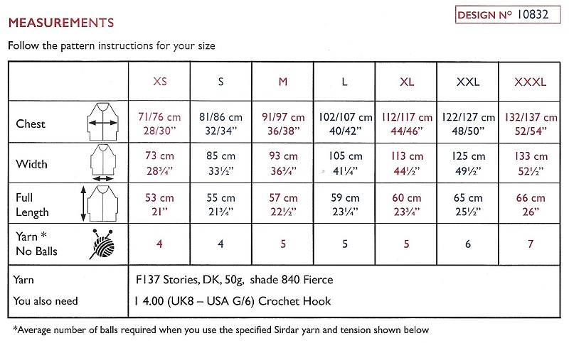 Sirdar Stories DK Crochet Pattern - 10832 Top - Delta Wool Shop