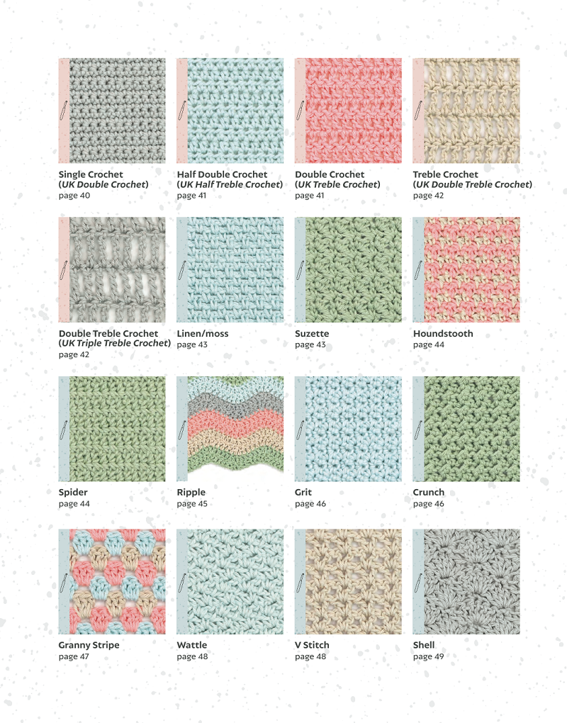 Bella Coco's Crochet Stitch Library Pattern Book - Delta Wool Shop